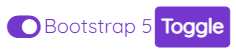 Bootstrap 5 Toggle | v5